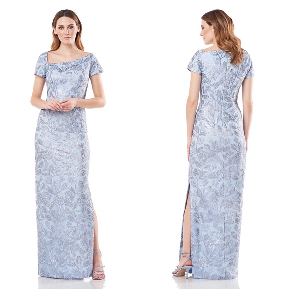 JS Collections | Dresses | Js Collections Julia Sequin Floral Cap ...